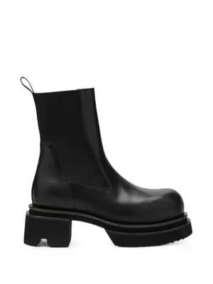 Rick Owens Beatle Gabe Leather Chelsea Boots