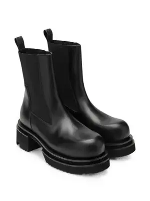 Rick Owens Beatle Gabe Leather Chelsea Boots