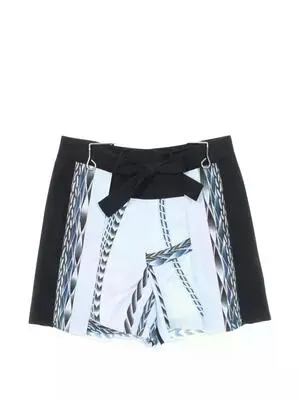Hermès 2010s Rope-print Shorts - Blue