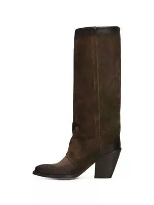 METISSE Texan Knee-high Suede Boots