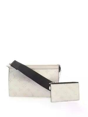 LOUIS VUITTON 2000s Taigarama Gaston Shoulder Bag - Neutrals