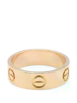 Cartier 18kt Rose Gold Love Ring - Pink