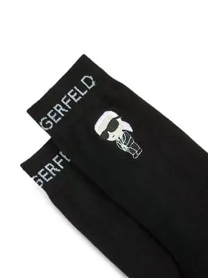 Karl Lagerfeld K/ikon Logo-jacquard Socks Set