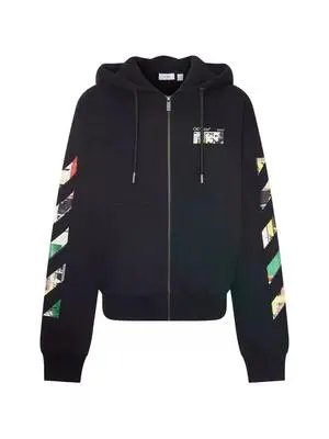 Off-White Industrial Arrow Zip-up Hoodie