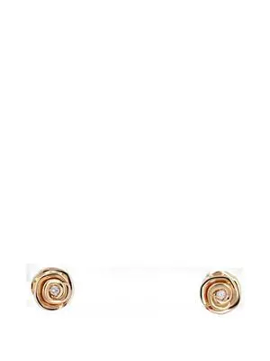 Dior 2022 Rose Couture Diamond Earrings