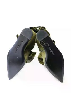 JW Anderson Ruffle Wedge Heel Thigh-high Boots