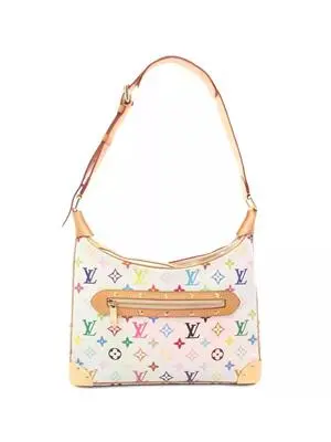 LOUIS VUITTON Monogram Multicolour Canvas Shoulder Bag - White