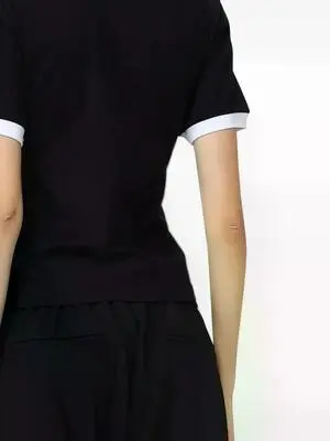 MSGM Logo-print Ringer T-shirt