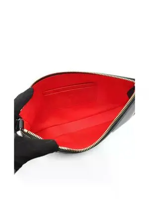 CHRISTIAN LOUBOUTIN 2020s Loubila Leather Shoulder Bag - Black