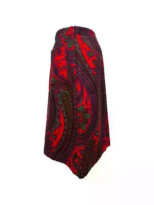 Miu Miu Paisley-print A-line Mini Skirt