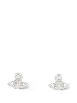 VIVIENNE WESTWOOD Carmela Bas Relief Earrings - Silver