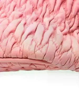 Miu Miu 2010s Nappa Crystal Three-way Leather Tote Bag