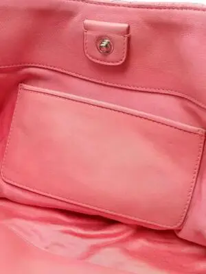 Miu Miu Nappa Crystal Three-way Leather Tote Bag - Pink
