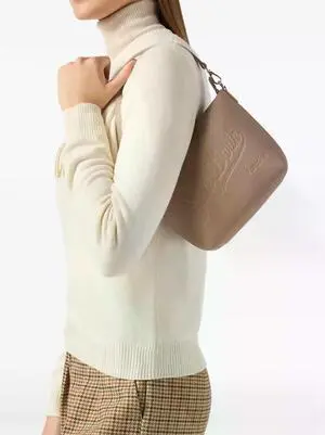 MC2 SAINT BARTH Aline Pebble-leather Clutch Bag