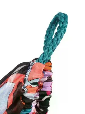 Hermès 2010s Fleurs Miroir H Rond Mini Dress