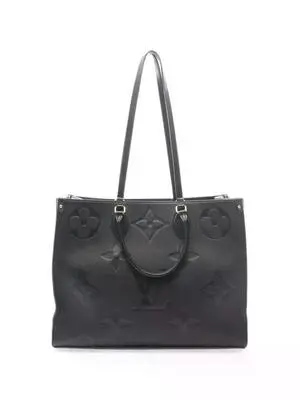 LOUIS VUITTON 2010s Gm Empreinte Onthego Monogram Tote Bag - Black