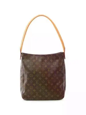 LOUIS VUITTON Looping Gm Monogram Shoulder Bag - Brown
