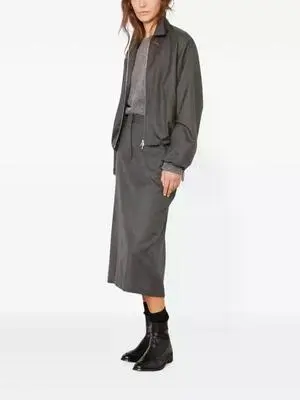 Officine Générale Marla Zip-up Jacket - Grey