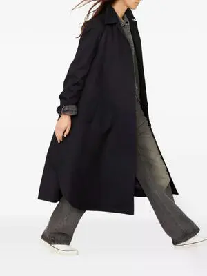 Officine Générale Freya Single-breasted Wool Coat
