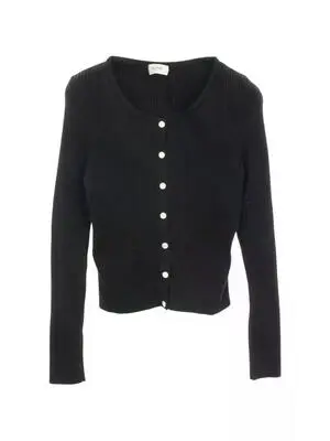 Celine Ribbed Knit Triomphe Cardigan