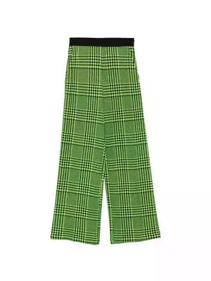 Liviana Conti Prince Of Wales Check Trousers - Green