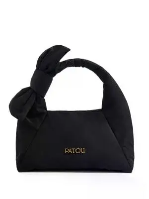 PATOU Knot Padded Mini Bag - Black