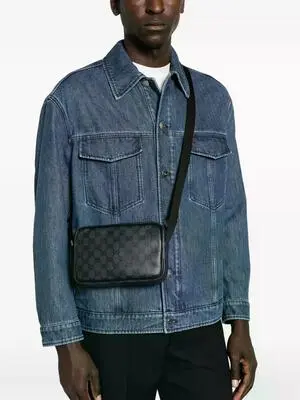 Gucci Gg Supreme Messenger Bag - Black