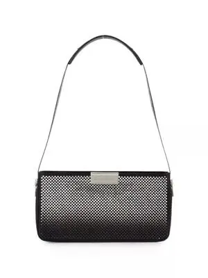 Alexander Wang Siren Crystal-embellished Shoulder Bag - Black