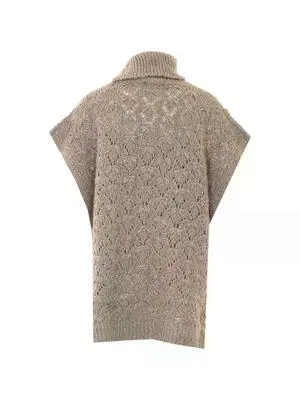Fabiana Filippi Open-knit Poncho