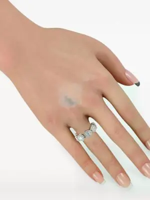 LB EXCLUSIVE Diamond Halo Ring - Silver