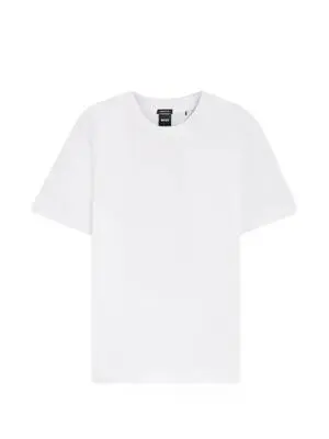 BOSS Logo-embroidered T-shirt - White