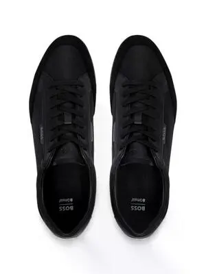 BOSS Suede-panelled Sneakers