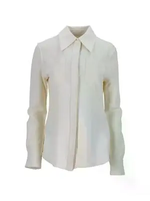 Victoria Beckham Crepe Shirt - Neutrals