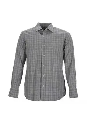 TOM FORD Check-print Shirt - Grey
