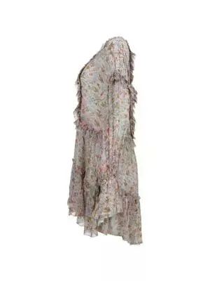 Philosophy Di Lorenzo Serafini Tiered Floral Print Mini Dress