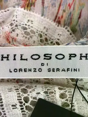 Philosophy Di Lorenzo Serafini Tiered Floral Print Mini Dress