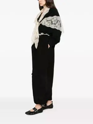 Sea Lace Trim Blouse