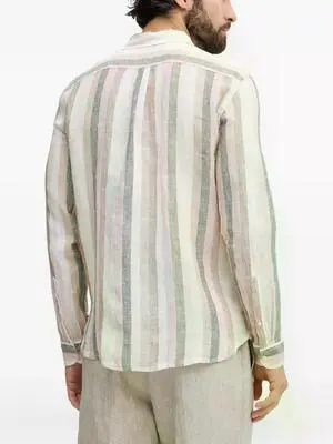 BENETTON Striped Linen Shirt