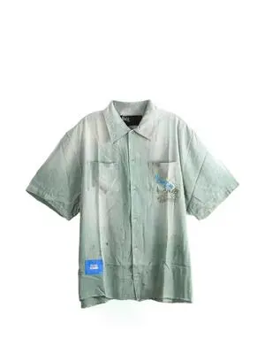 PALY Graphic-print Raw-cut Shirt