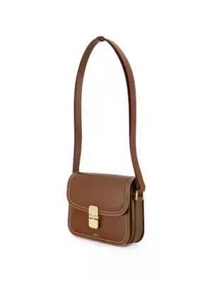 A.p.c. Grace Leather Crossbody Bag