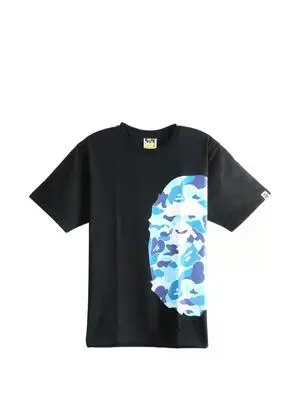 A BATHING APE Camo-print Logo-patch T-shirt