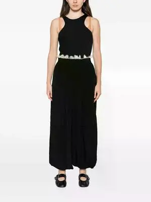 Sea Lace-trimmed Trousers