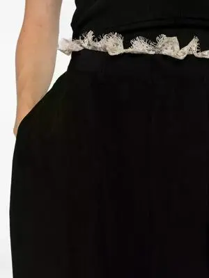 Sea Lace-trimmed Trousers