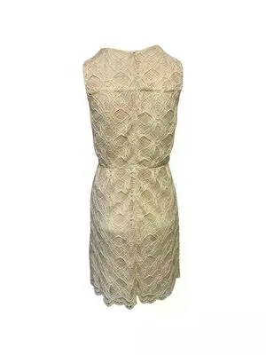 Anna Sui Asymmetric Lace Dress
