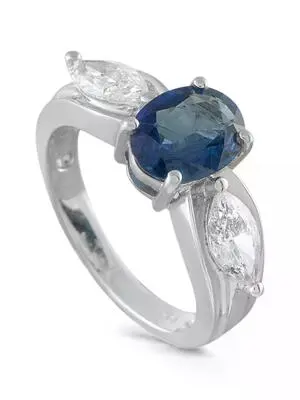 LB EXCLUSIVE Sapphire And Diamond Ring