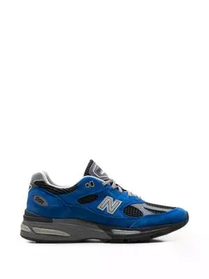 NEW BALANCE 991v2 Lace-up Sneakers - Blue