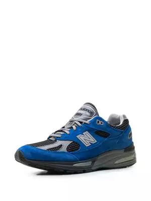 NEW BALANCE 991v2 Lace-up Sneakers - Blue