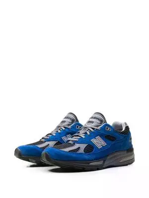 NEW BALANCE 991v2 Lace-up Sneakers - Blue