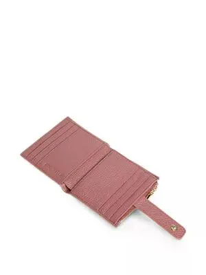 COCCINELLE Metallic Grained Leather Wallet