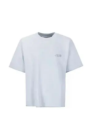 GOLDEN GOOSE Logo-print Raw-edge T-shirt